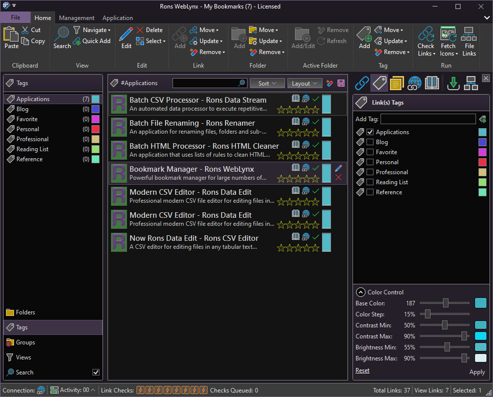 Rons WebLynx - Quick Start Guide